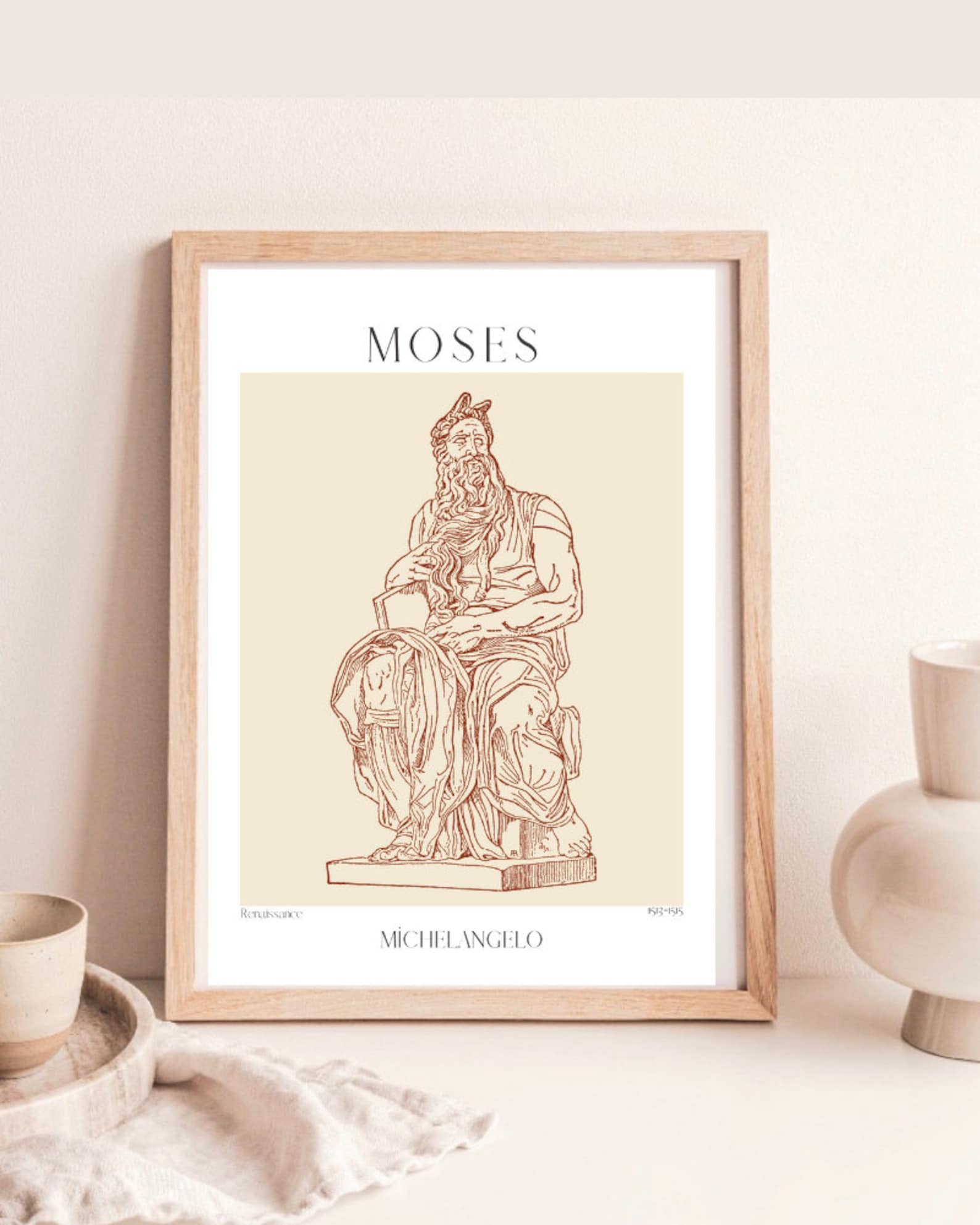 Michelangelo Print Set, Renaissance Art, Art History Poster, Famous Art ...