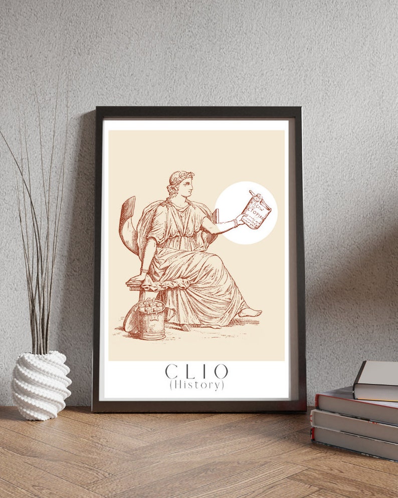 Clio Clio Muse History Poster Historian Gift History - Etsy