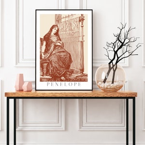 Penelope, Wife of Odysseus, the Odyssey by Homer Poster, the Odyssey ...
