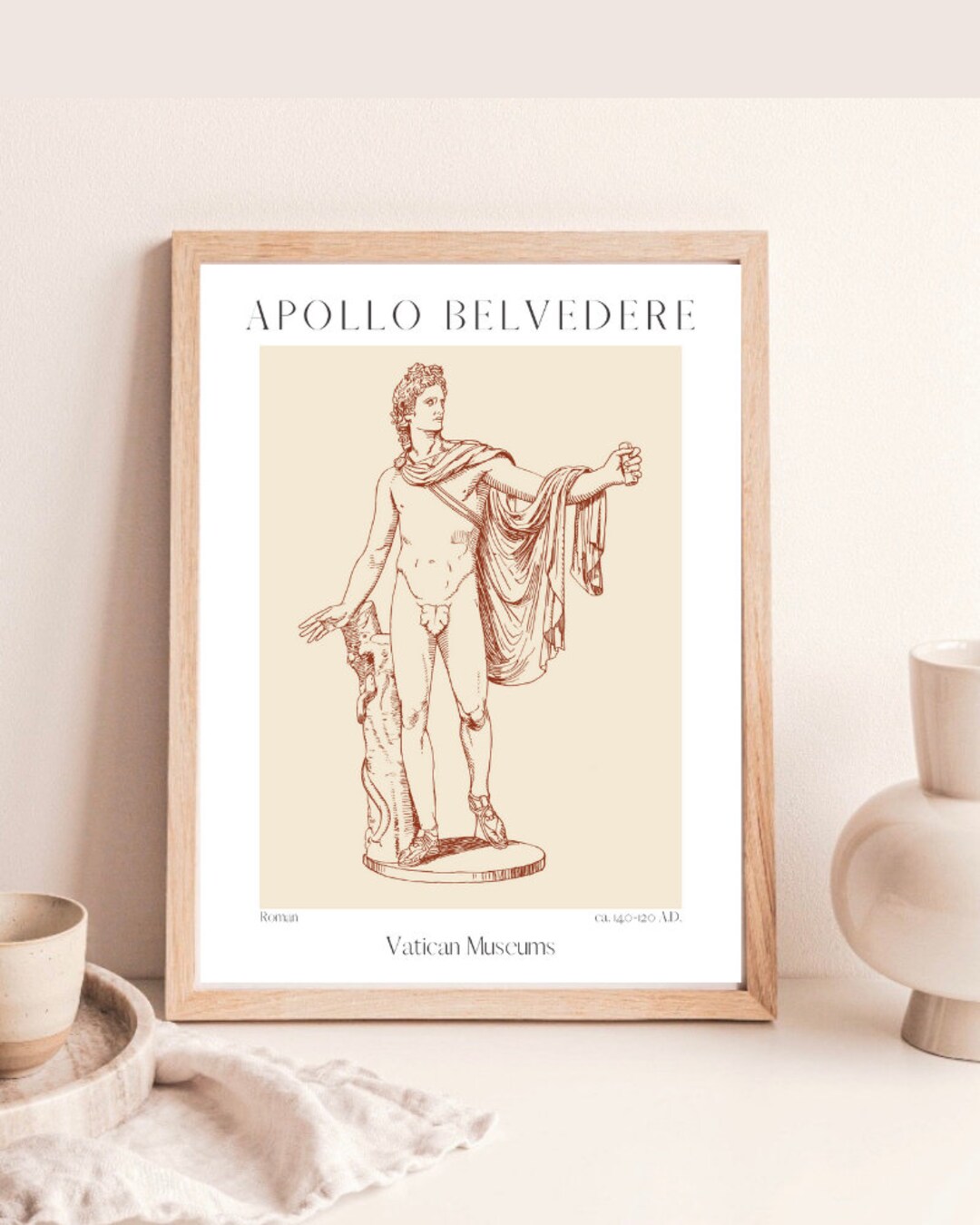 Apollo God Art Print Sculpture Poster Wall Art Greek - Etsy
