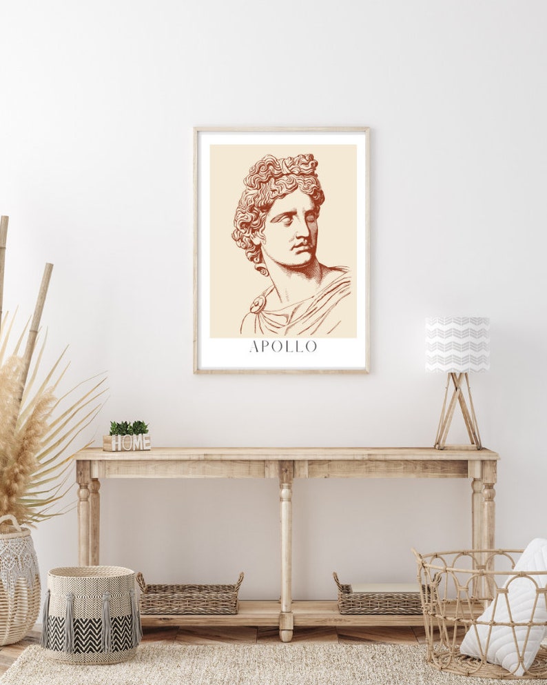 Phoebus Apollo Greek God Poster God Apollo Print Greek | Etsy