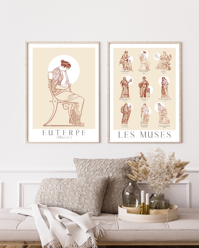 Euterpe Musical Gift Music Teacher Gift the Nine Muses - Etsy