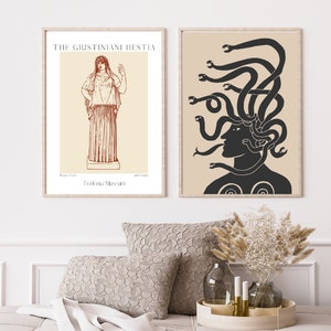 Hestia Print, Hestia Altar Decor, Goddess Poster, Greek Mythology Art ...