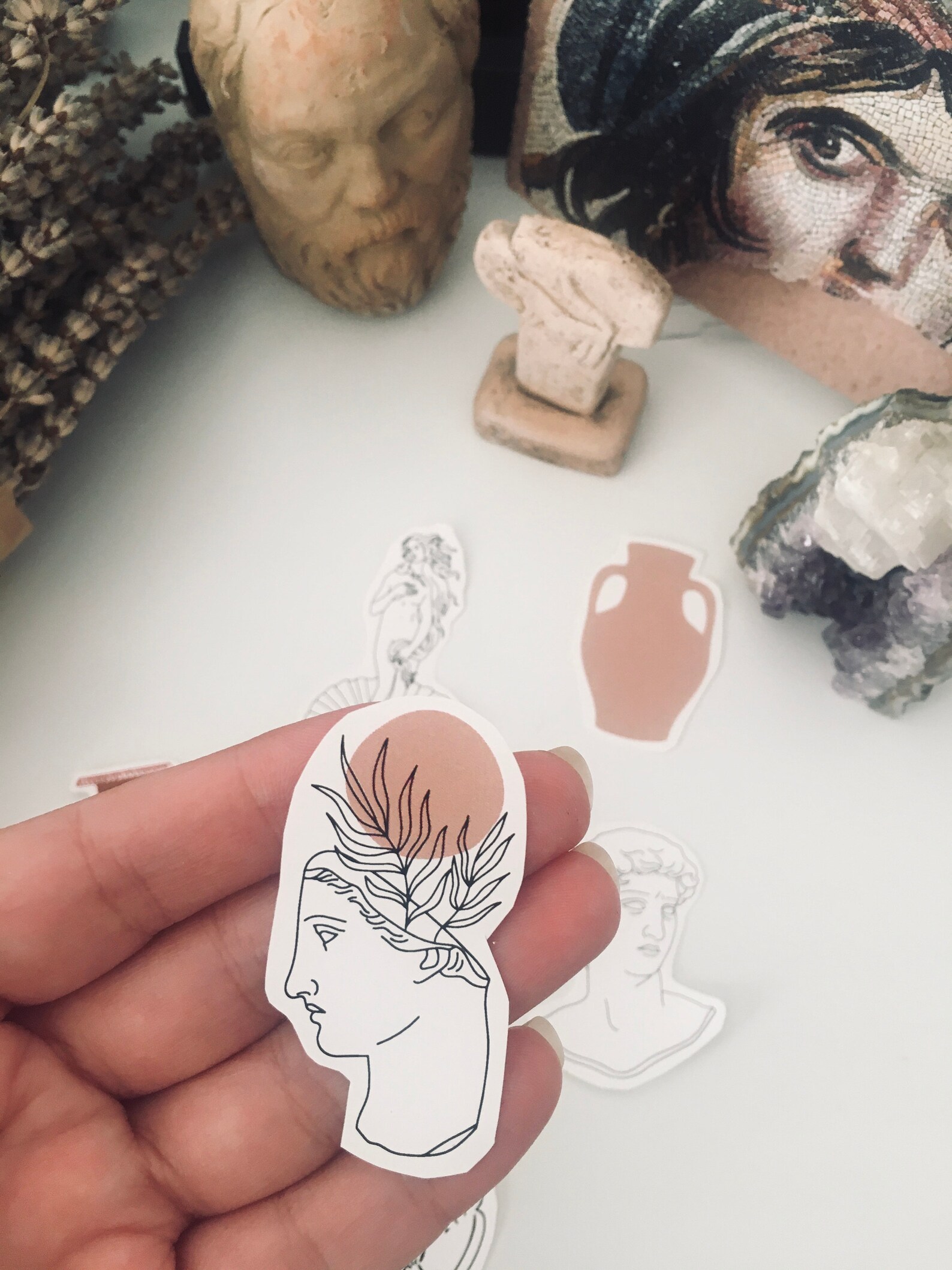 Goddess Sticker Pack Mythology Sticker Gift Set Greek Statue - Etsy