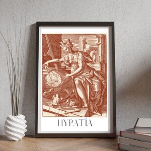 Hypatia Print, Ancient Woman Philosopher, Feminist Art - Etsy