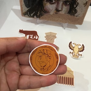 Roman Empire Sticker, Ancient Rome Sticker Pack, History Sticker Set ...