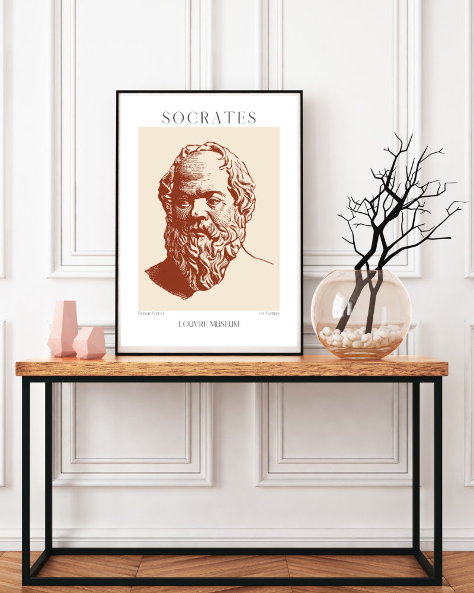 Cartel de Sócrates regalo de filosofía arte de filosofía | Etsy