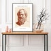 Socrates Poster, Philosophy Gift, Greek Philosophy Art, Philosopher ...
