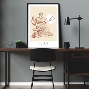 Clio, Clio Muse, History Poster, Historian Gift, History Teacher Gift ...