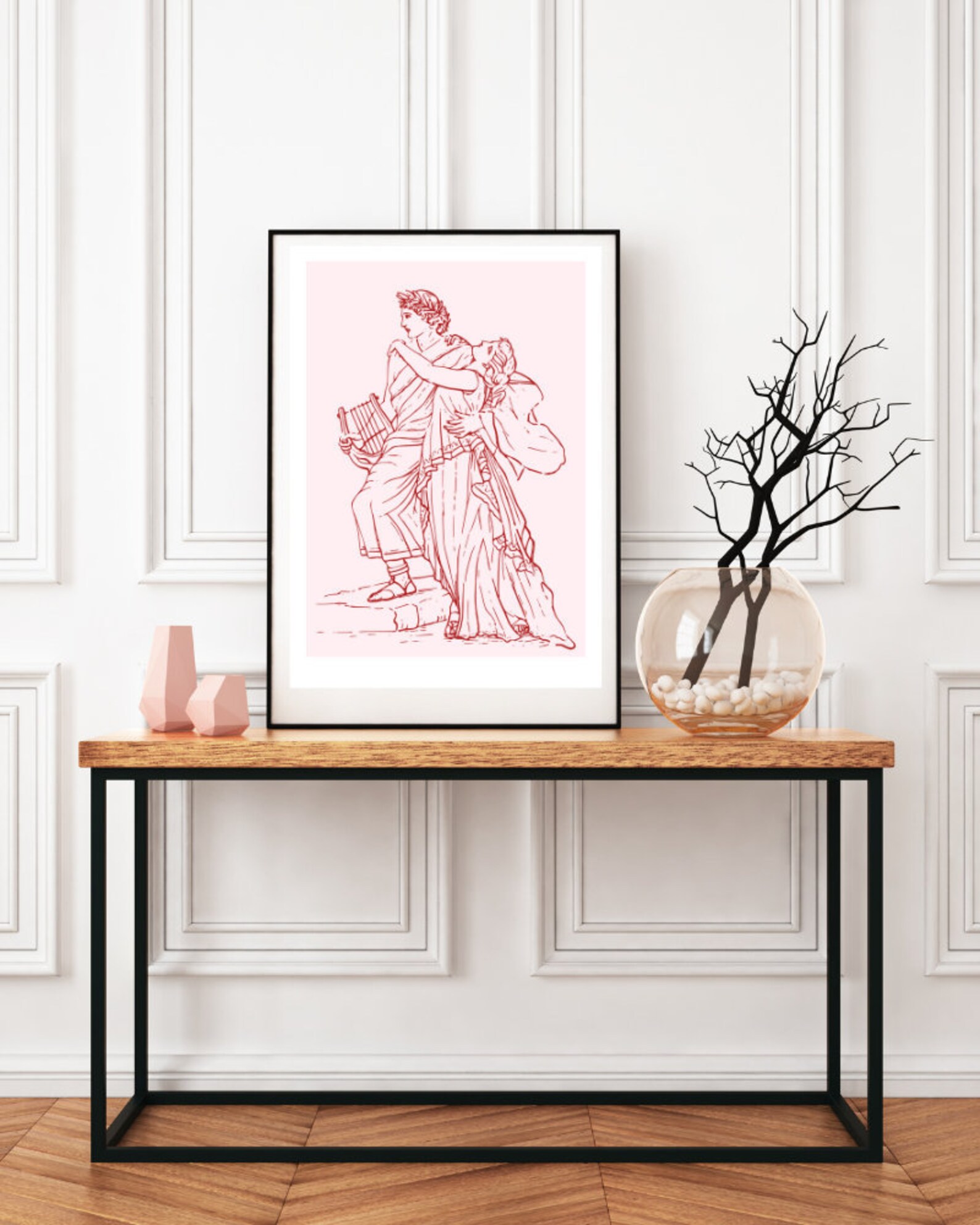 Orpheus and Eurydice Greek Mythology Art Valentine's Day | Etsy