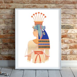 Cleopatra Art Egyptian Goddess Ancient Egypt Poster - Etsy