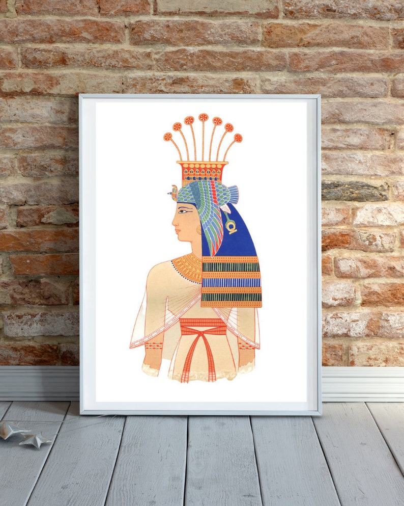 Cleopatra Art Egyptian Goddess Ancient Egypt Poster - Etsy