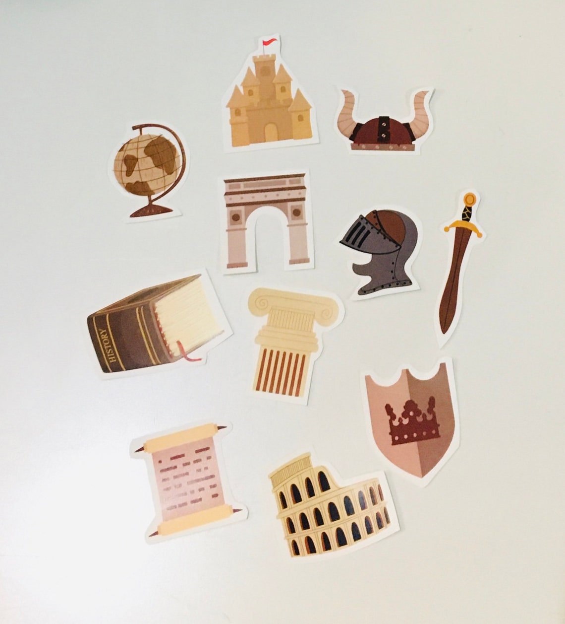 History Sticker Pack Medieval Stickers Dark Academia | Etsy