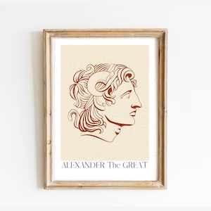 Alexander the Great Poster, History Teacher Gift, Ancient History ...