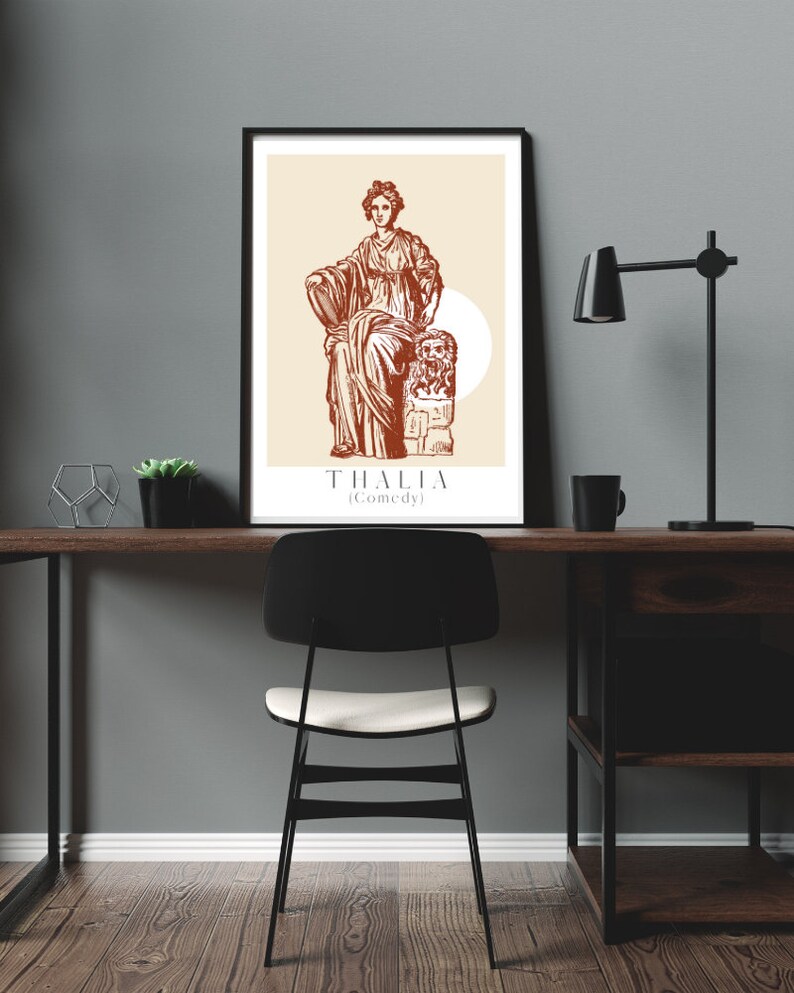 Thalia, Thalia Muse, Thalia Art, Theatre Art Print, Theatre Gifts ...
