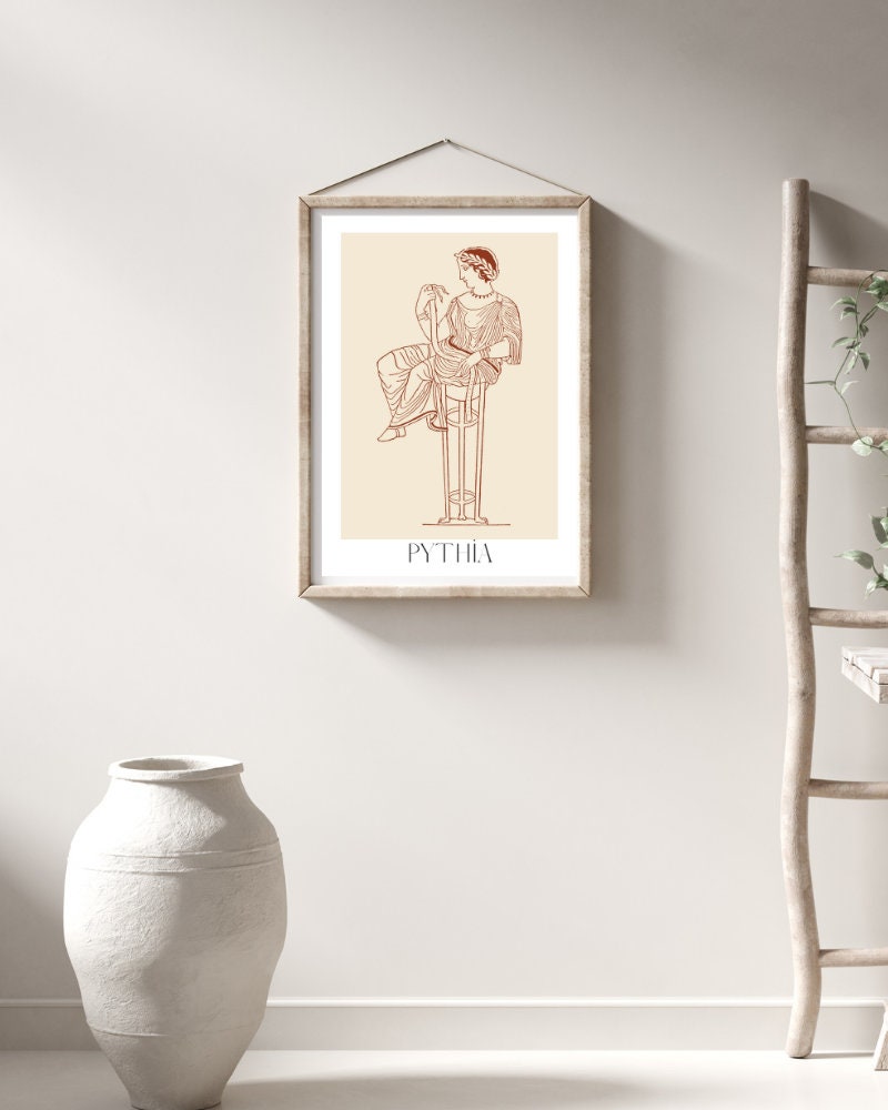 Pythia, Oracle of Delphi, the High Priestess Poster, Priestess of ...