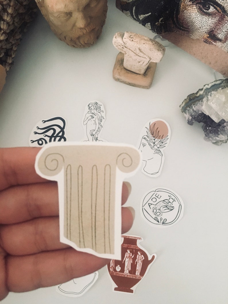 Ancient Greek Sticker Pack, Mythology Sticker Set, Academia Sticker ...
