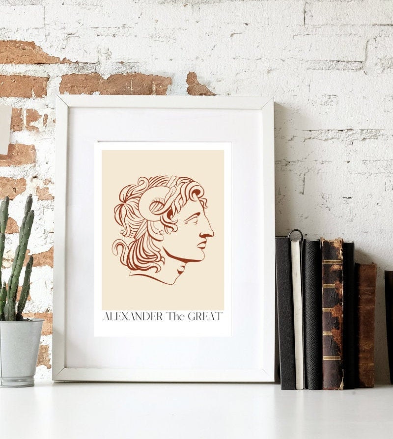 Alexander the Great Poster, History Teacher Gift, Ancient History ...