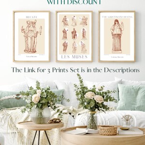 Hestia Print, Hestia Altar Decor, Goddess Poster, Greek Mythology Art ...