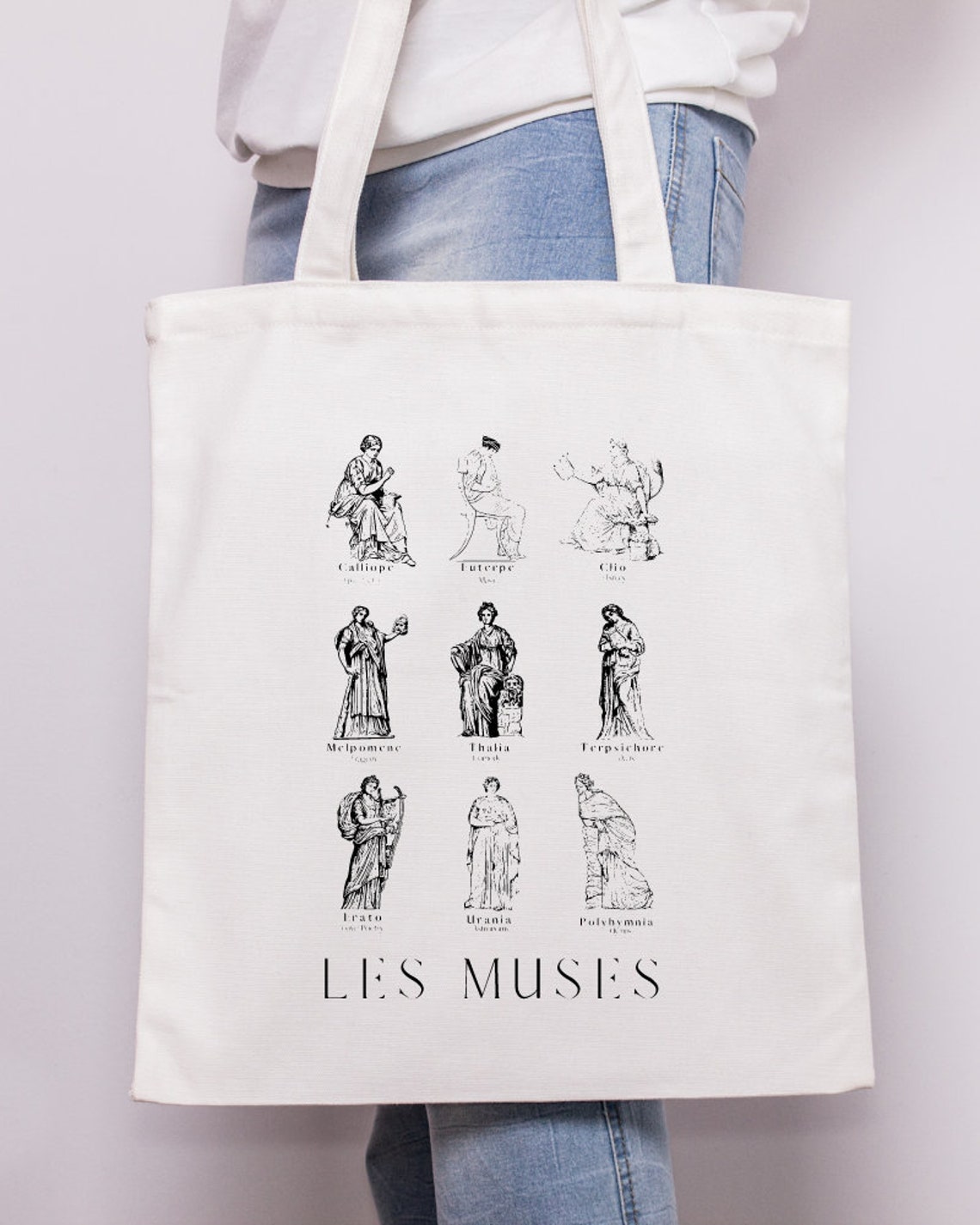 Les Muses Tote Bag Greek Mythology Tote Bag Classic - Etsy