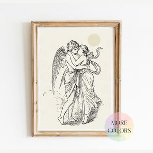 Cupid and Psyche, Greek Mythology Art, Myth of Greece, Mythological ...