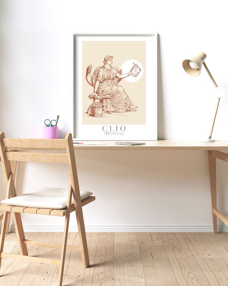 Clio Clio Muse History Poster Historian Gift History - Etsy
