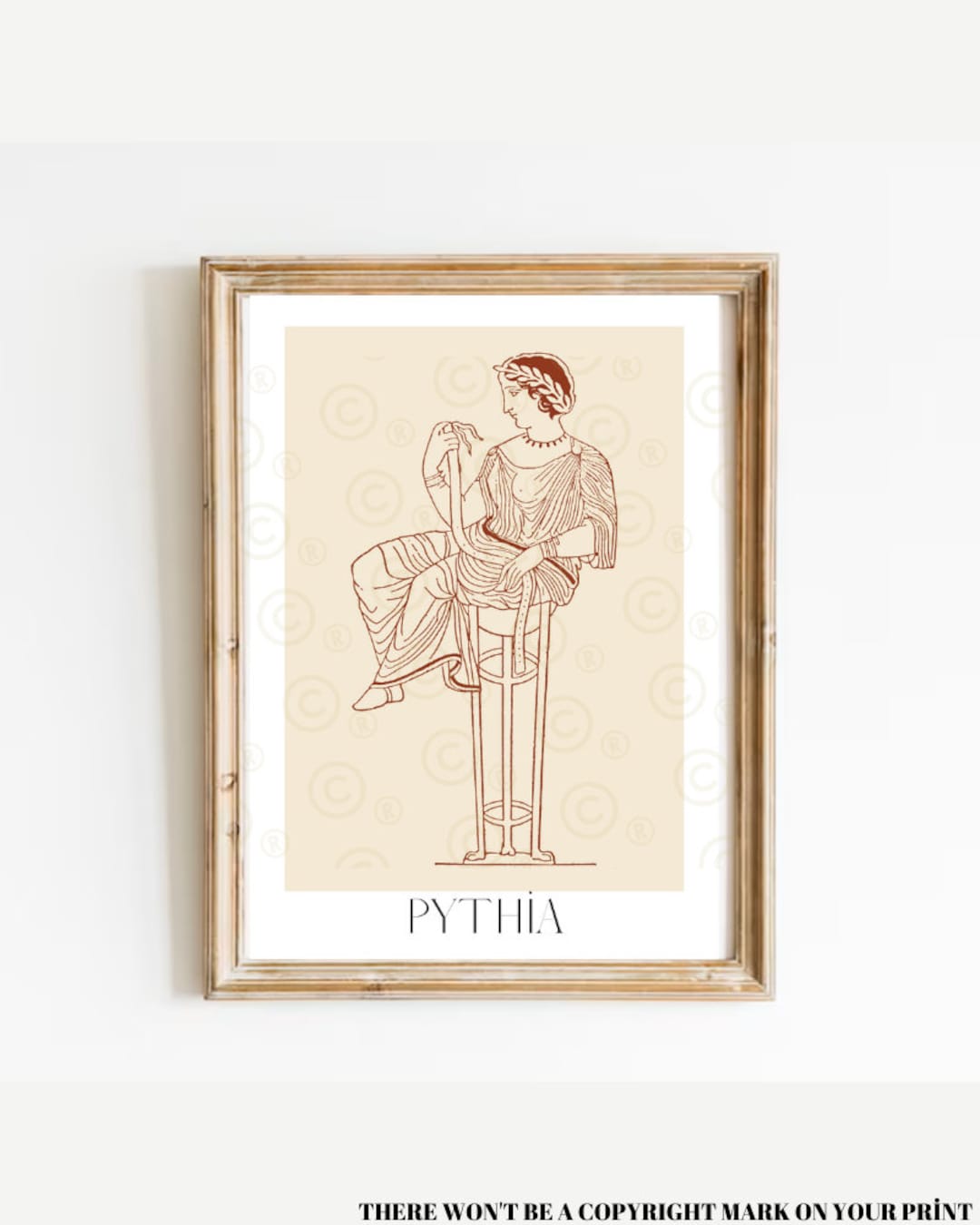 Pythia, Oracle of Delphi, the High Priestess Poster, Priestess of ...