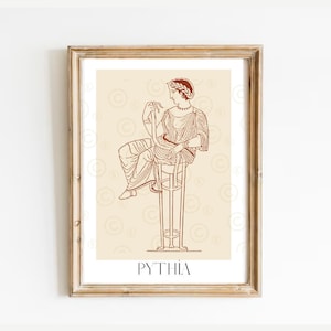 Pythia, Oracle of Delphi, the High Priestess Poster, Priestess of ...