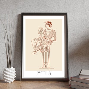 Pythia, Oracle of Delphi, the High Priestess Poster, Priestess of ...