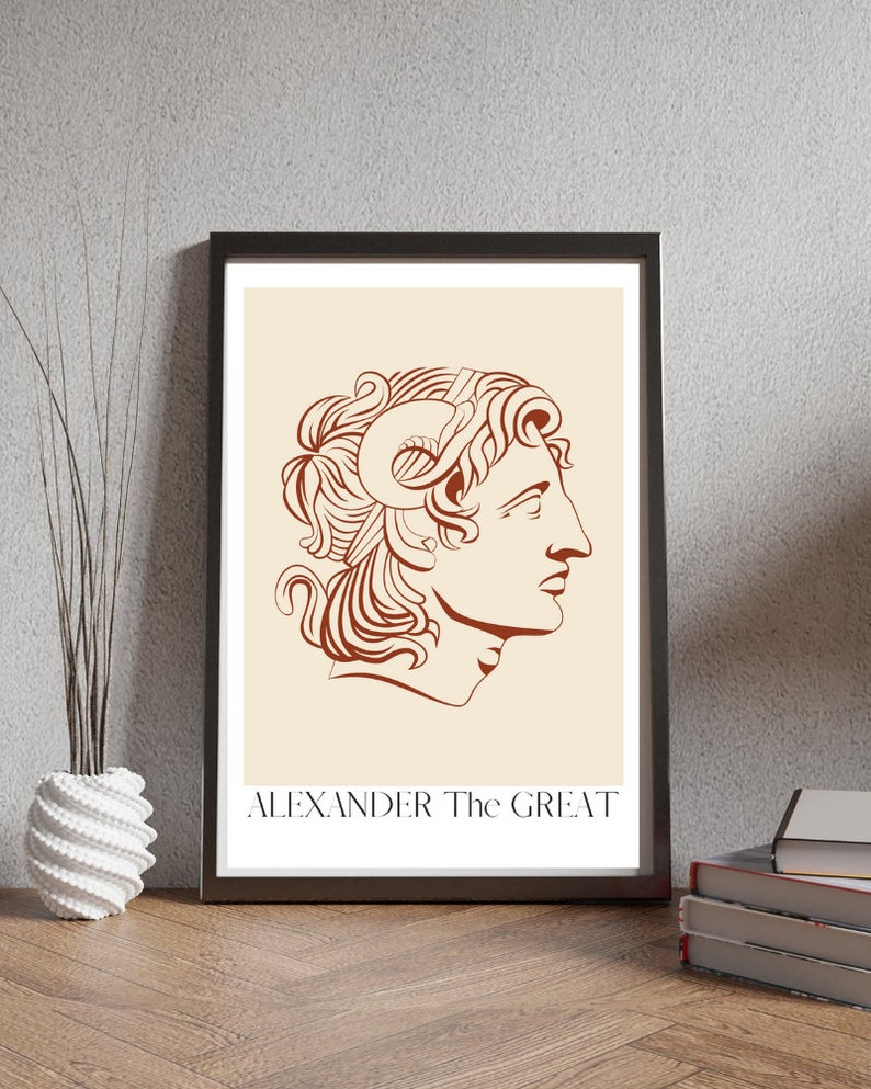 Alexander the Great Poster, History Teacher Gift, Ancient History ...