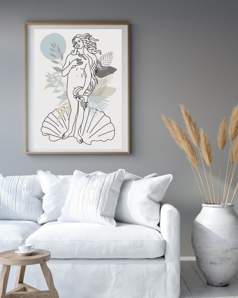 Birth of Venus Print Aphrodite Poster Aesthetic Room Decor - Etsy