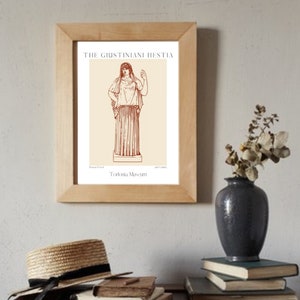 Hestia Print, Hestia Altar Decor, Goddess Poster, Greek Mythology Art ...