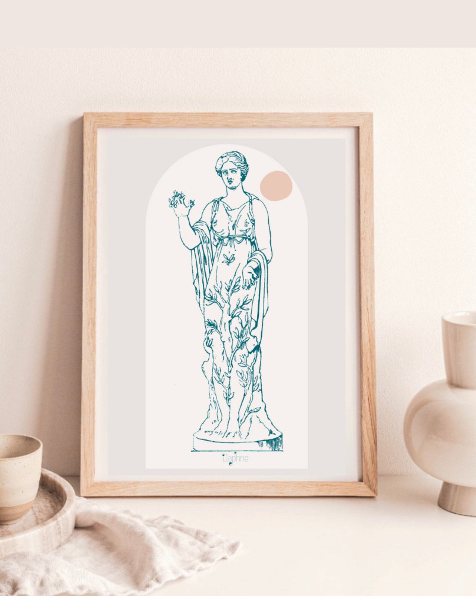 Daphne Greek Nymph Nymph Art Greek Myth Print Tree Woman | Etsy