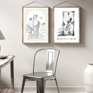 Thread of Life, the Fates, Ancient Greek Art, Greek Mythology Decor ...