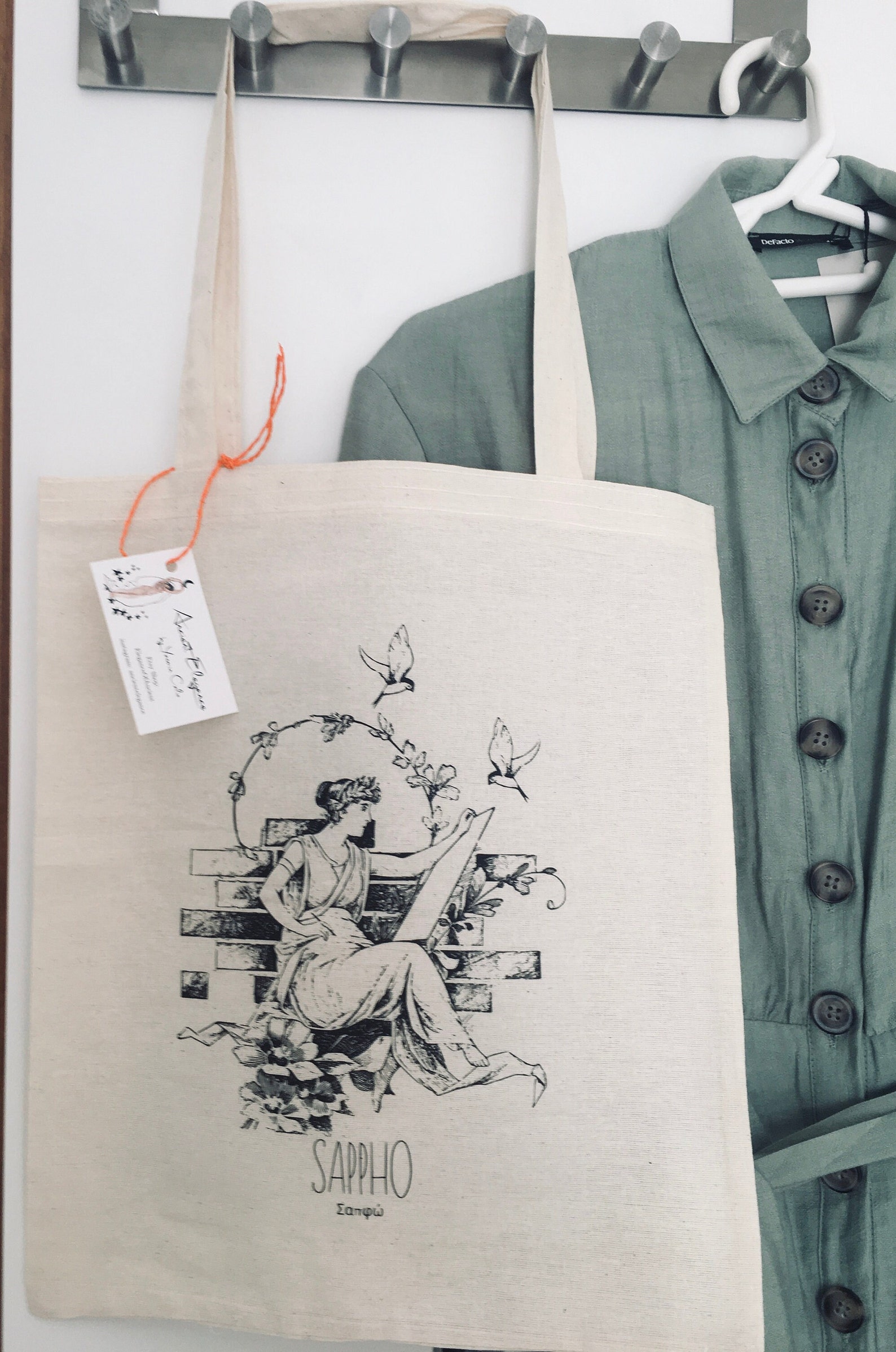 Sappho Tote Bag Sapphic Tote Bag Sappho Gift Classic | Etsy