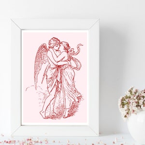 Cupid and Psyche, Greek Mythology Art, Myth of Greece, Mythological ...