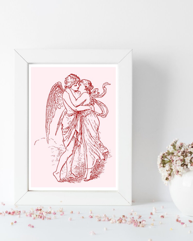 Cupid and Psyche Greek Mythology Art Myth of Greece - Etsy
