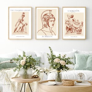 Achilles Art, Iliad Print, Epic Hero Poster, Greek Mythology Art, Greek ...