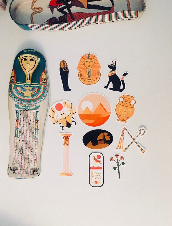 Egyptian Stickers Pack Egyptology Gift Egypt Laptop Decals - Etsy