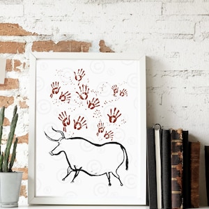 Lascaux Cave Art, Prehistoric Cave Painting, Paleolithic Art ...