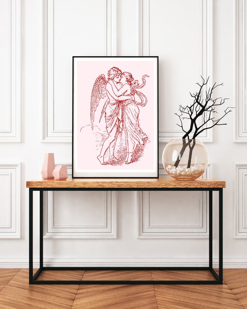 Cupid and Psyche Greek Mythology Art Myth of Greece - Etsy