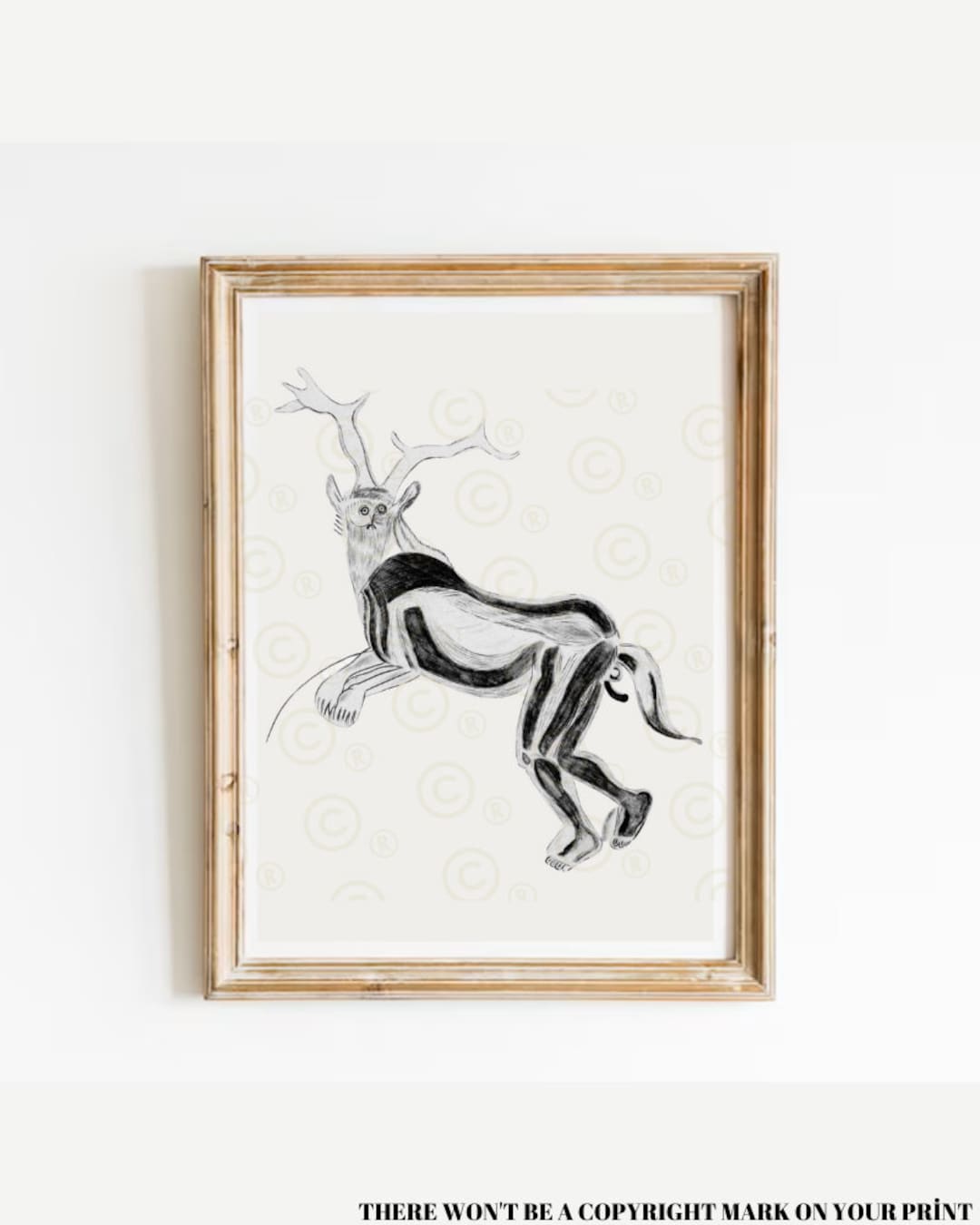 Shaman, Prehistoric Cave Art, Anthropology Gift, Shamanic Art Print ...