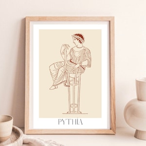 Pythia, Oracle of Delphi, the High Priestess Poster, Priestess of ...