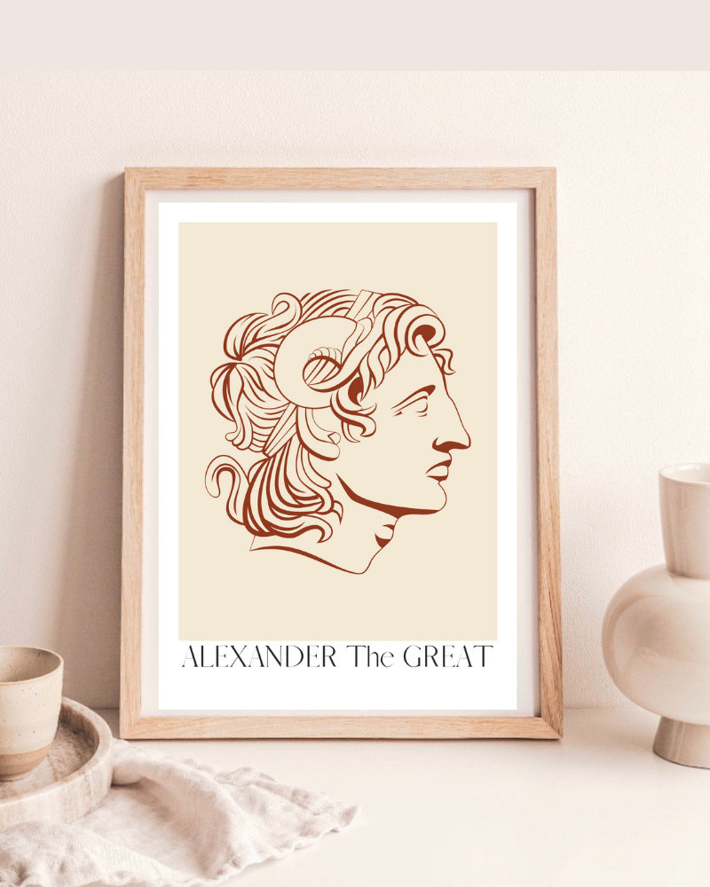 Alexander the Great Print, Ancient Greece Decor, History Poster - Etsy