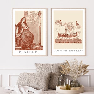Penelope, Wife of Odysseus, the Odyssey by Homer Poster, the Odyssey ...