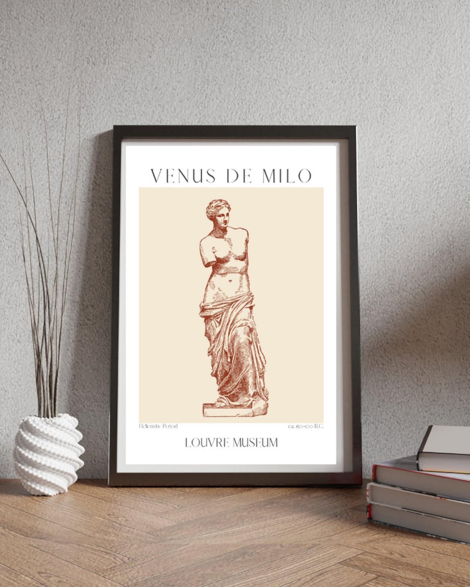 Venus De Milo Print Museum Poster Sculpture Wall Art Greek - Etsy