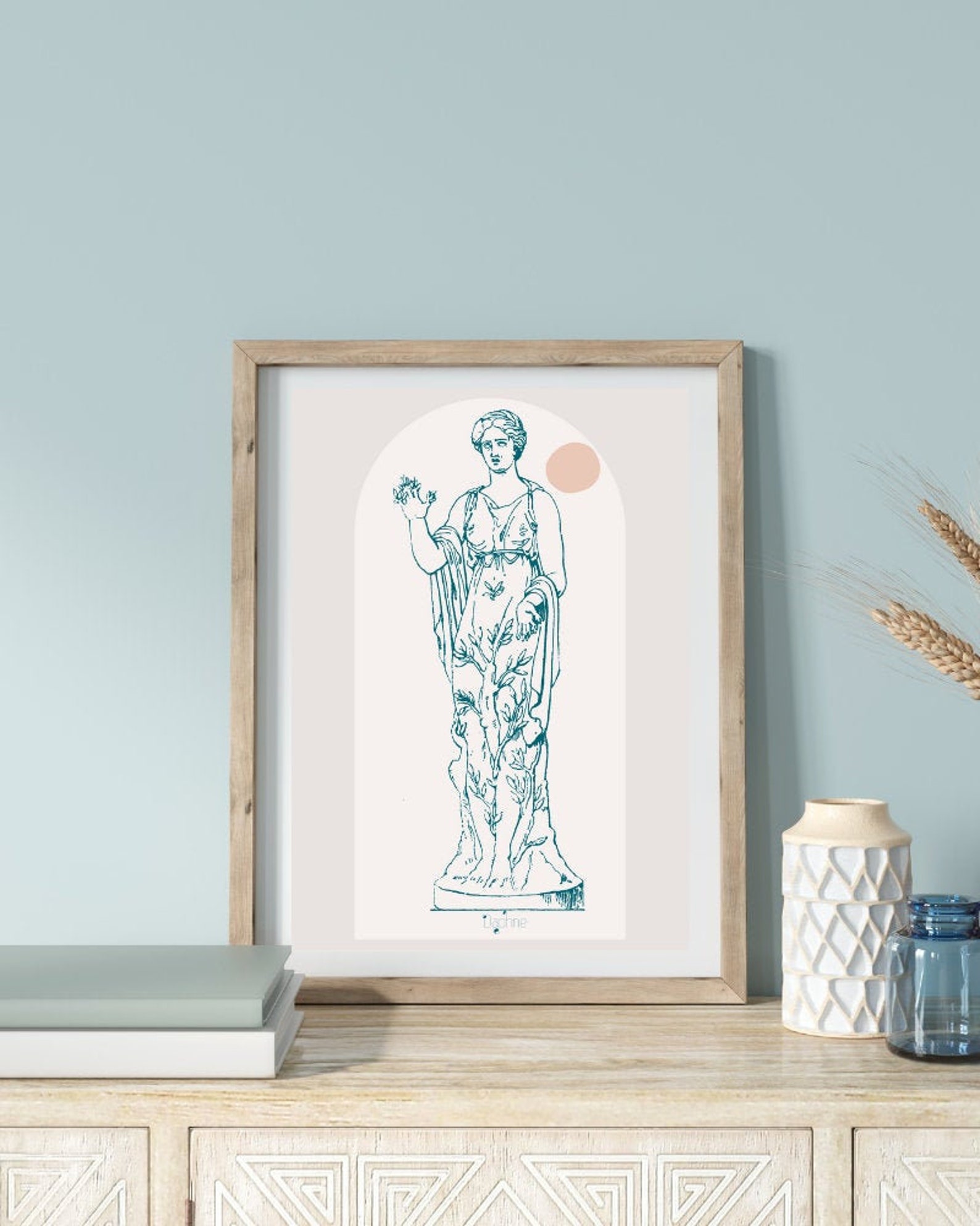 Daphne Greek Nymph Nymph Art Greek Myth Print Tree Woman | Etsy