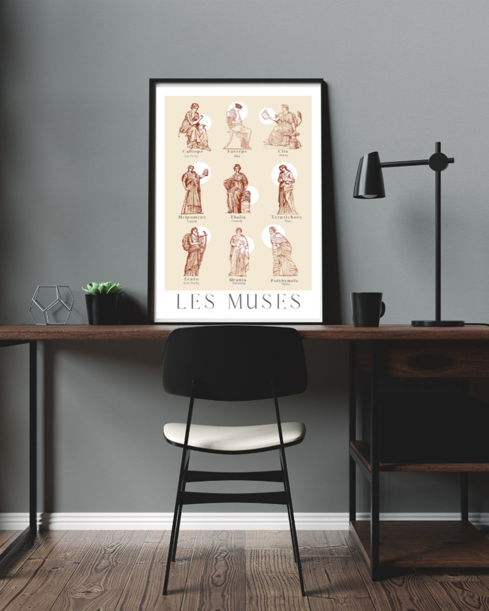 Les Muses Poster the Nine Muses Print Greek Muses Art - Etsy UK