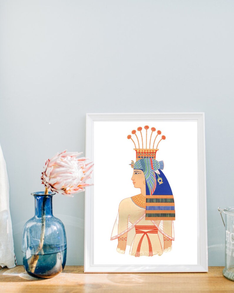 Cleopatra Art Egyptian Goddess Ancient Egypt Poster - Etsy