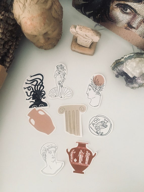 Academia sticker Artsy Stickers Ancient Greek Sticker Pack Vinyl ...